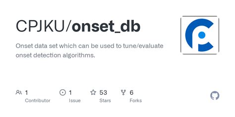 Github Cpjkuonsetdb Onset Data Set Which Can Be Used To Tuneevaluate Onset Detection
