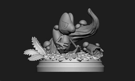 Stl File Pokemon Treecko Figure Statue 🐉 ・3d Printing Design To Download・cults