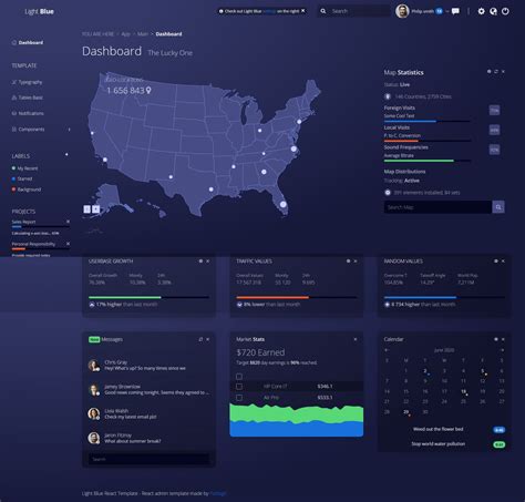 Admin Templates React