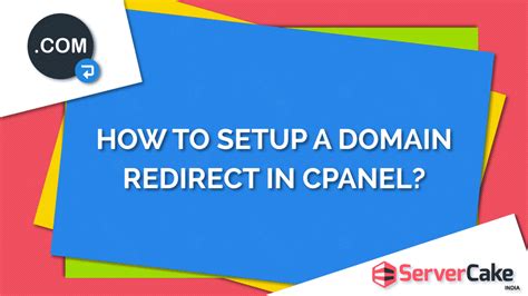 How To Setup A Domain Redirect In Cpanel Servercake