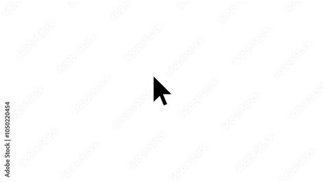 Animated Symbol Of Arrow Cursor Mouse Click Symbol With Spark