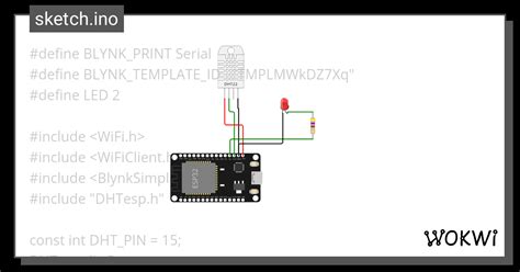 Tugas Suhu Kelembapan Blynk Wokwi Esp32 Stm32 Arduino Simulator