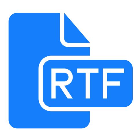 Rtf Document File Icon Free Download On Iconfinder