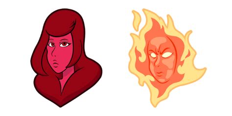 Steven Universe Red Diamond Cursor Custom Cursor