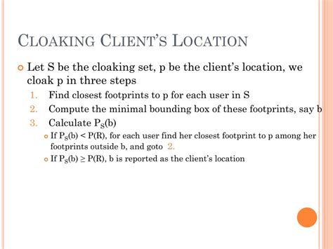 Ppt Feeling Based Location Privacy Protection For Location Based Services Powerpoint