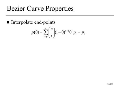 The Bernstein Basis And Bezier Curves Dr Scott