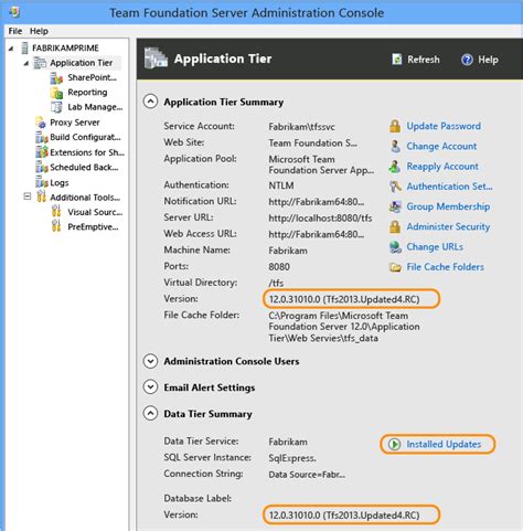 open the administration console azure devops microsoft learn