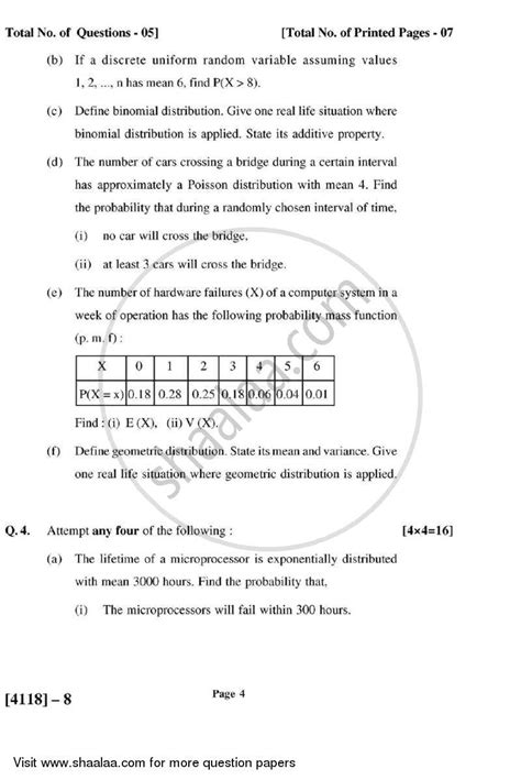 Statistical Methods 2 2012 2013 Bsc Computer Science Semester 2 Fybsc Question Paper With Pdf