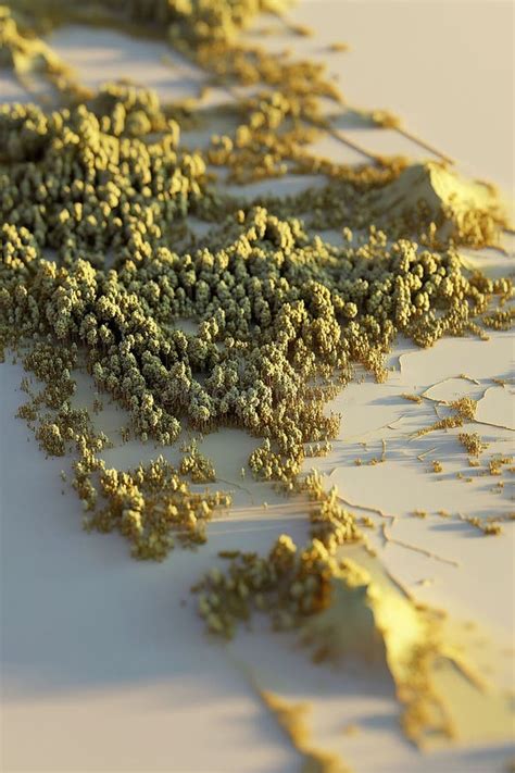 High Resolution 3d Gis Map Of A Forested Plateau With Lidar Data Highlighting Elevation And