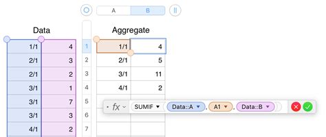 Aggregate Table With Numbersapp Ask Different