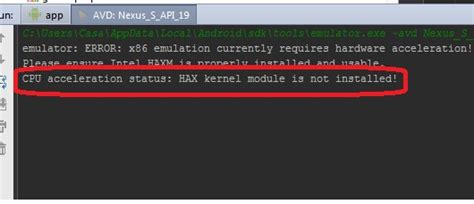 Solucionar Error HAX Kernel Module Is Not Installed ANDROFAST