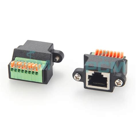 Ethernet Panel Mount Terminal Blocks China Ethernet Panel Mount