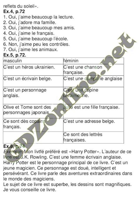 ГДЗ з французької мови 4 клас Чумак