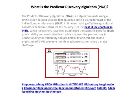 what is the predictor discovery algorithm pda pptx