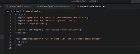 Module Skeletonlabsskeleton Has No Exported Member Storepopup · Issue 1048