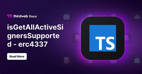 Isgetallactivesignerssupported Erc4337 Typescript Sdk
