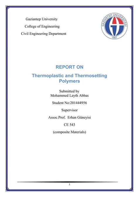 Thermoplastic And Thermosetting Polymers Pdf