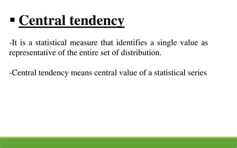 PPT Measures Of Central Tendency PowerPoint Presentation Free Download ID 10531276
