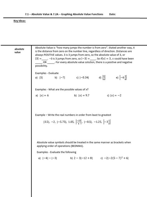 Chapter 7 Notes Blank Pdf Asymptote Quadratic Equation