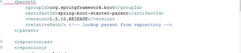 Spring Maven Project Build Error Parent Relativepath Points At No Local Pom Stack Overflow