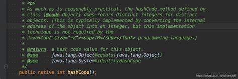 Java Objecthashcode源码分析object Hashcode源码 Csdn博客