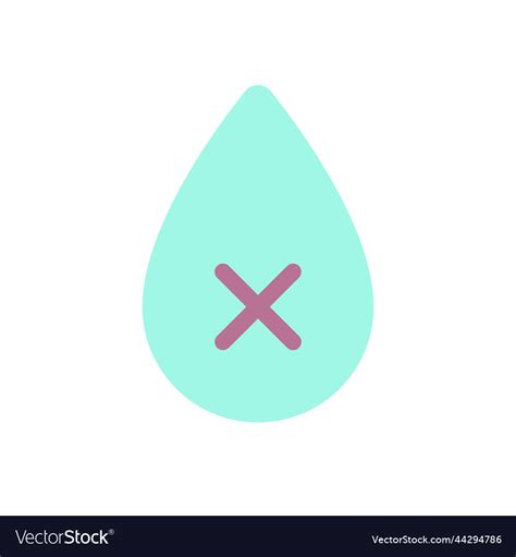 Dehydration Flat Color Ui Icon Royalty Free Vector Image