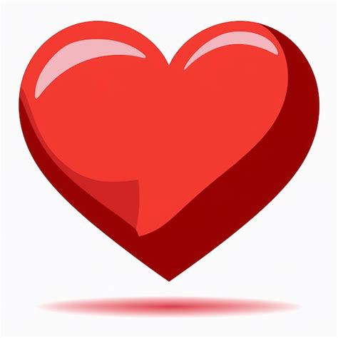 Premium Vector A Red Heart With A Red Heart And A Black Background