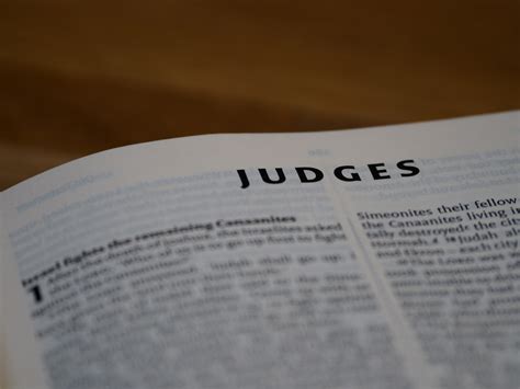 Who Were The Judges In The Bible
