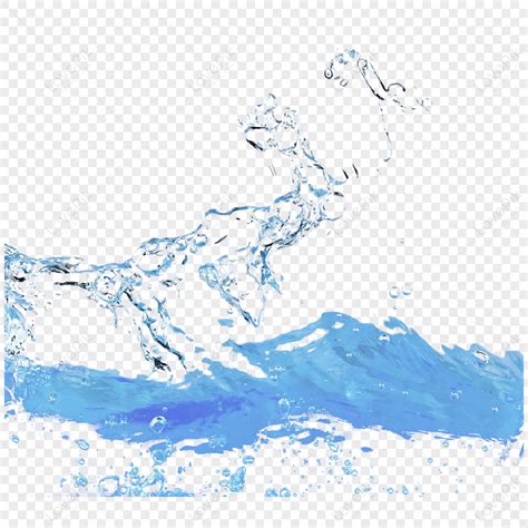 물 표면 물 스플래시 블루 물 일러스트튀다명확한 Png 일러스트 무료 다운로드 Lovepik
