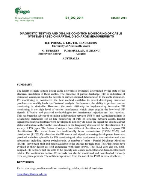 online partial discharge monitoring and condition assessment of high
