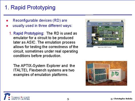 Reconfigurable Computing Dr Christophe Bobda Csce Department University