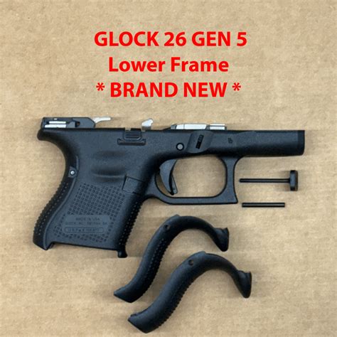 Glock 26 Gen 5 Oem Factory Lower Frame Genuine Glock Grip Module New