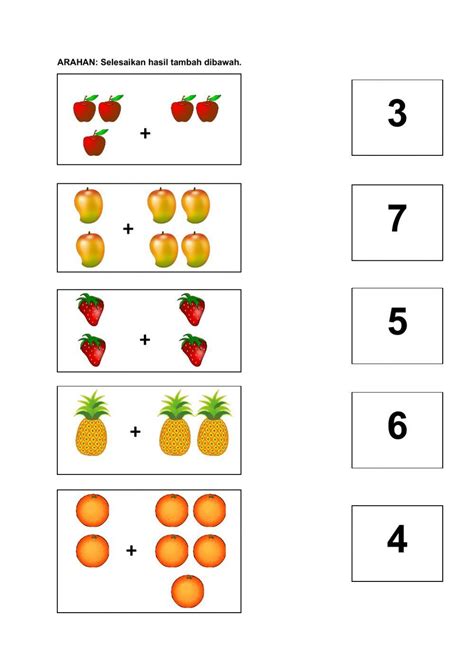 Maths Class 1 Addition By Counting Count The Number Of Objects 3f