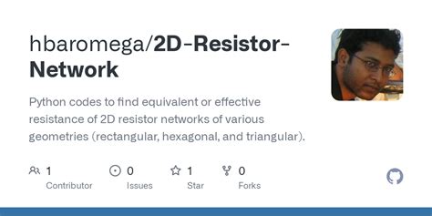 GitHub Hbaromega D Resistor Network Python Codes To Find Equivalent Or Effective Resistance