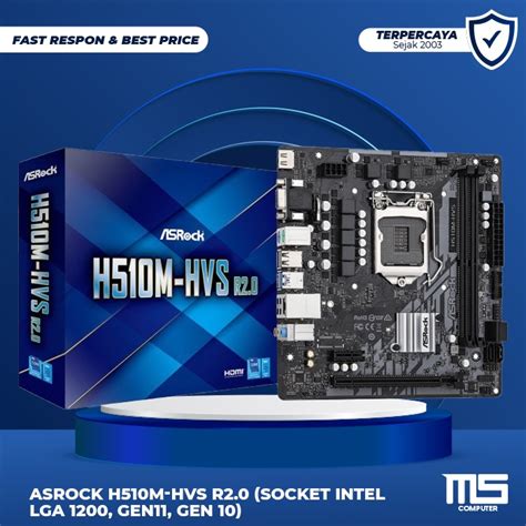 Jual Asrock H M Hvs R Socket Intel Lga Gen Gen Shopee Indonesia