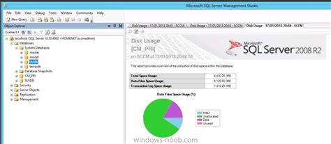 Sccm Sql Database Getting Too Big And Tips Needed Configuration Manager 2012 Windows