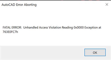 Civil 3d Crashes With Fatal Error And Cer When Accessing The Properties