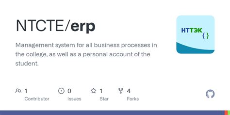 Github Ntcte Erp Management System For All Business Processes In The College As Well As A