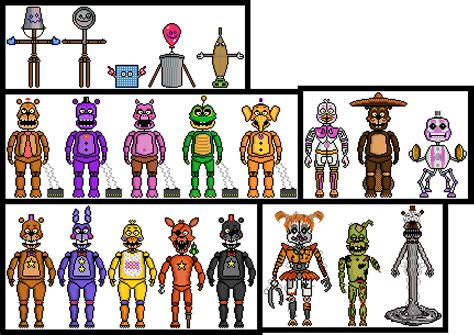 Freddy Fazbear Pizza Real Animatronicos Freddy Fazbears Pizzeria