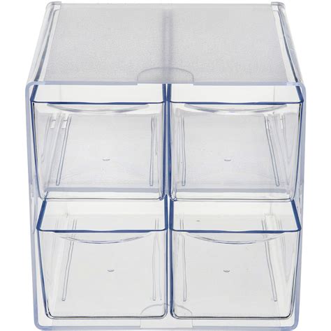 Macgill 4 Drawer Stackable Cube Organizer