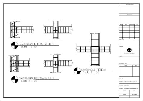 Sambungan Kolom Balok Tbeam Pdf