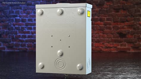 Square D Individual Electricity Meter Socket 3d Model 34 3ds Blend C4d Fbx Max Ma Lxo