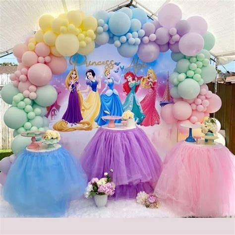Pin By Rose Bleth On Princess Theme Birthday Disney Princess Birthday