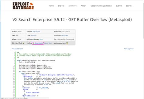 Metasploit Basics Part 07 Adding A New Module Eternalblue Hackers