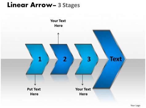 Linear Arrow 3 Stages 23 Presentation PowerPoint Diagrams PPT Sample Presentations PPT