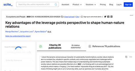key advantages of the leverage points perspective to shape human nature