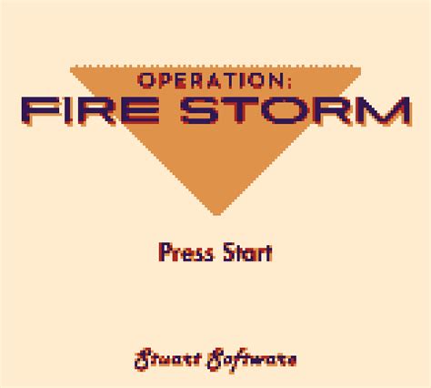 Operation Firestorm By Stuart Software