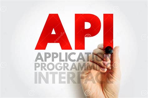 Api Application Programming Interface Connection Between Computers Or