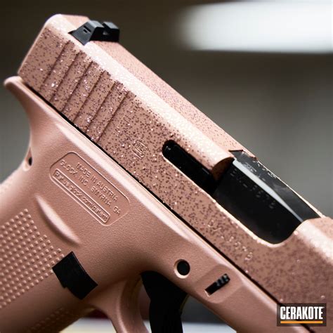 Custom Barbie Glock In Pink With Glitter Cerakote