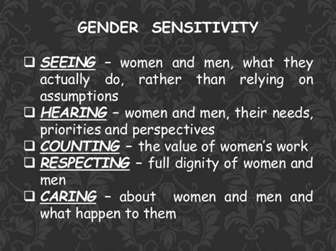 Basic Gender Sensitivity Training